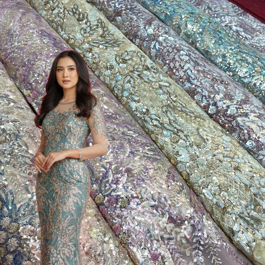 Jual TULLE NAYLA FULL PAYET PREMIUM [HARGA PER 1 M] | Shopee Indonesia