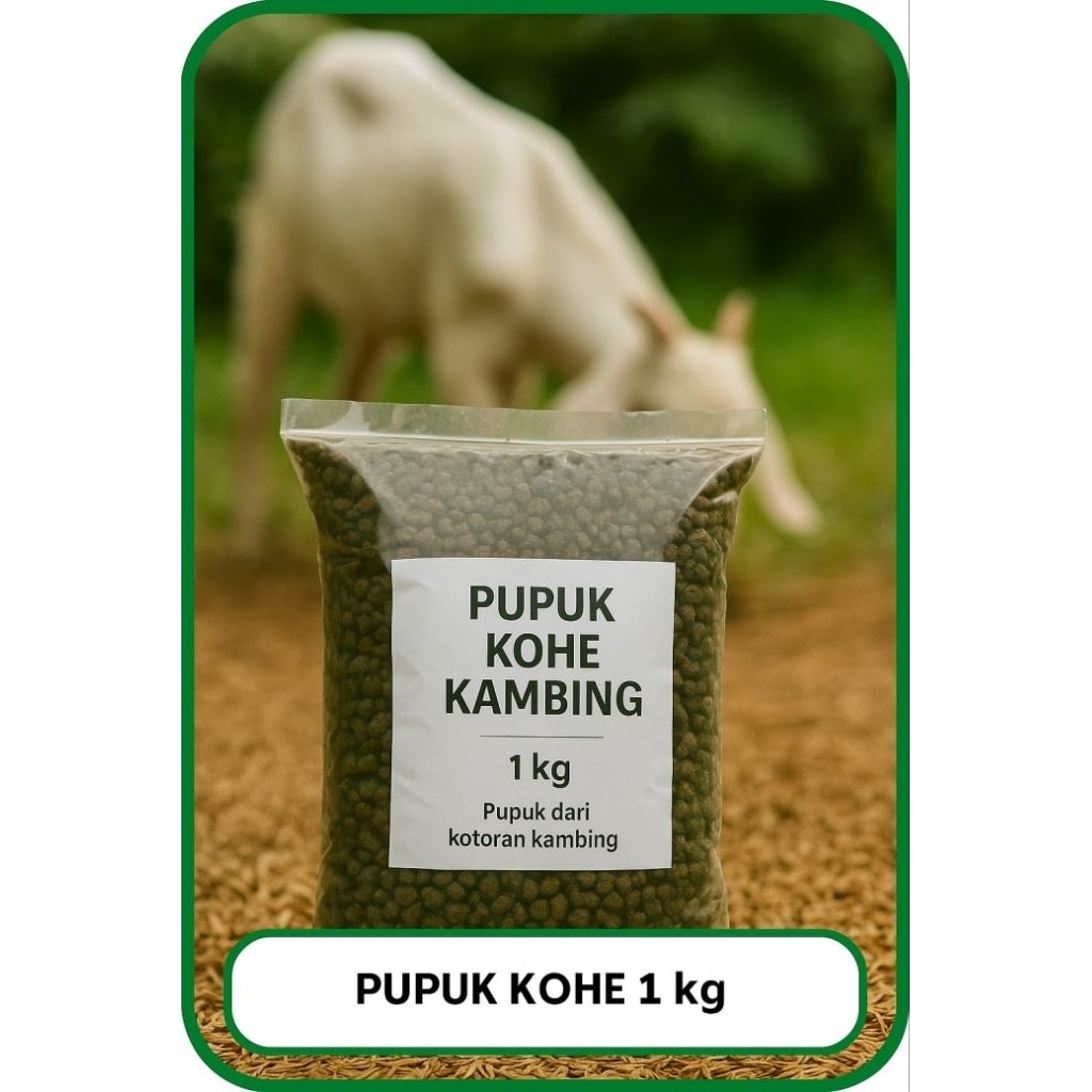 Jual Pupuk Kohe Kambing 1 kg – Pupuk Organik Siap Pakai untuk Semua ...