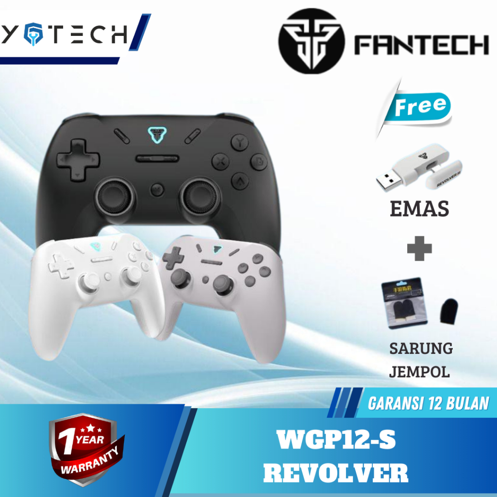Jual Fantech Revolver WGP12 Series Wireless 2.4 Ghz Gaming Controller ...