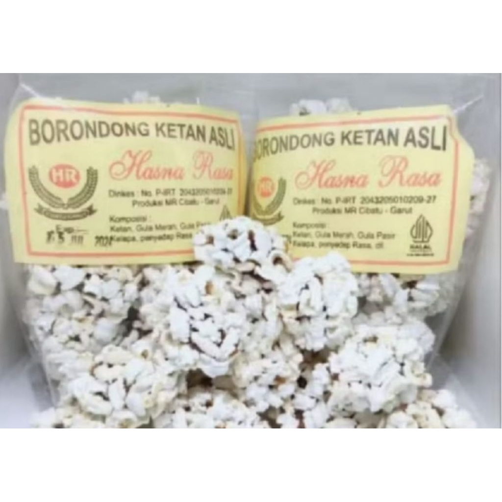 Jual Berondong ketan asli kekinian 250g cemilan asli khas Garut ...