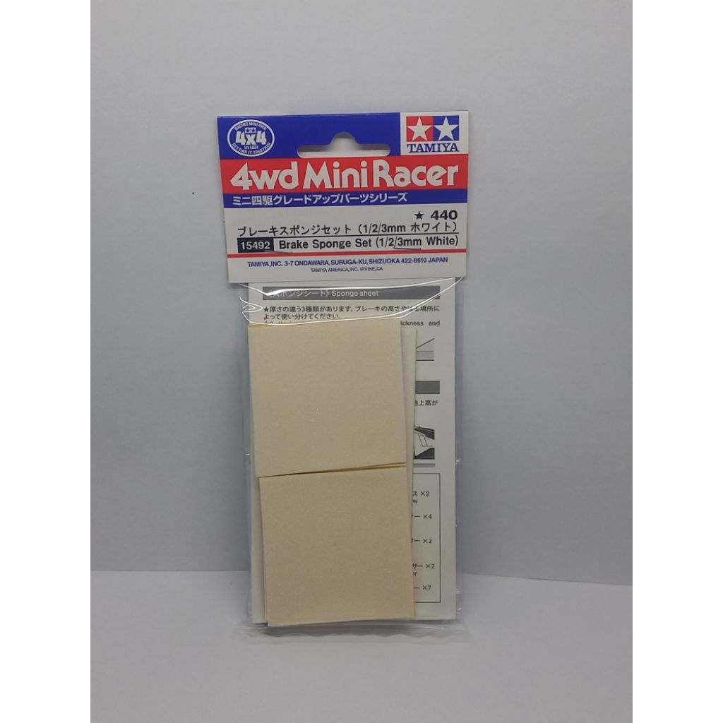 Jual Tamiya 15492 Brake Sponge Set ( 1/2/3mm White - Red ) | Shopee ...