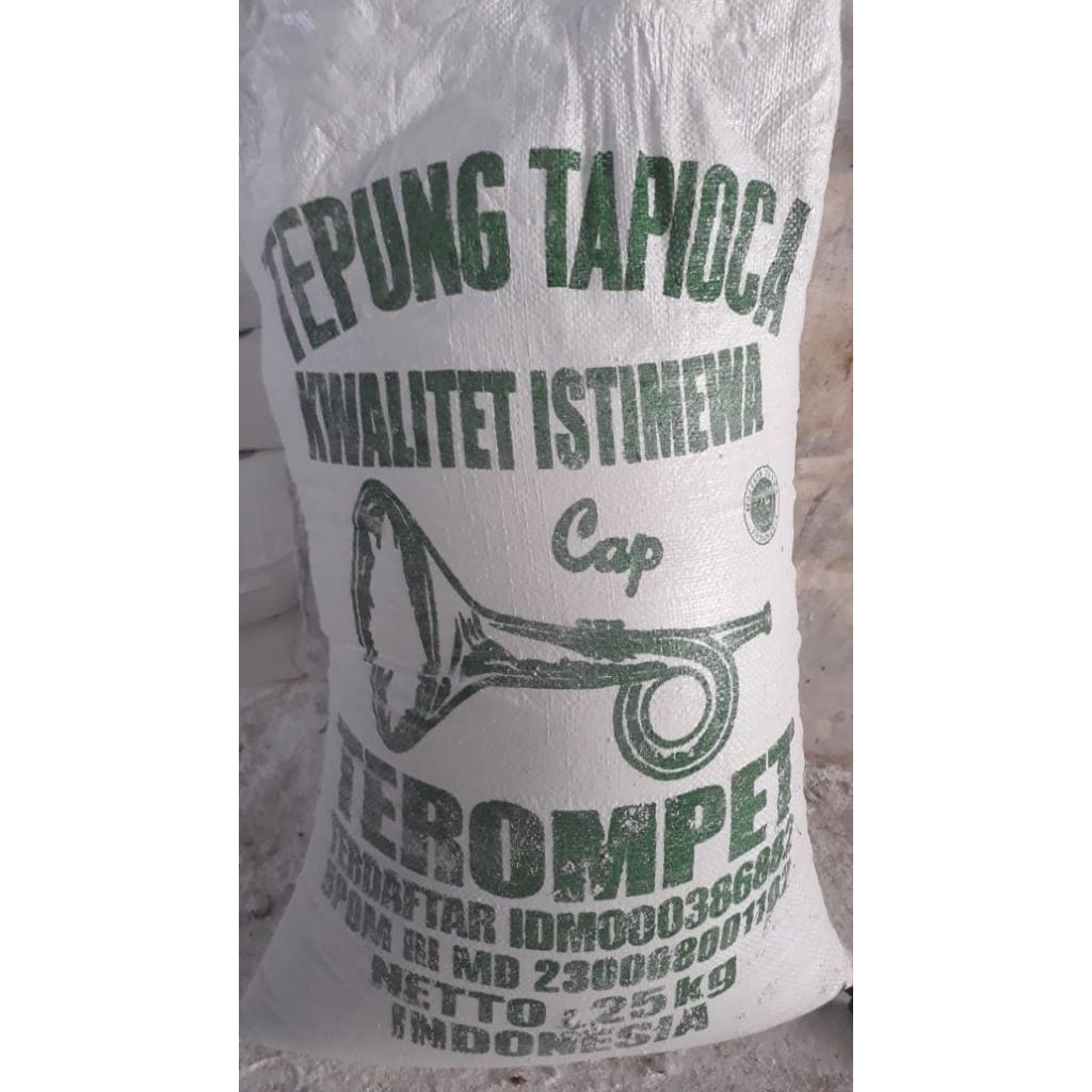 Jual TEPUNG TAPIOKA ACI TEROMPET 1BALL 25KG | Shopee Indonesia