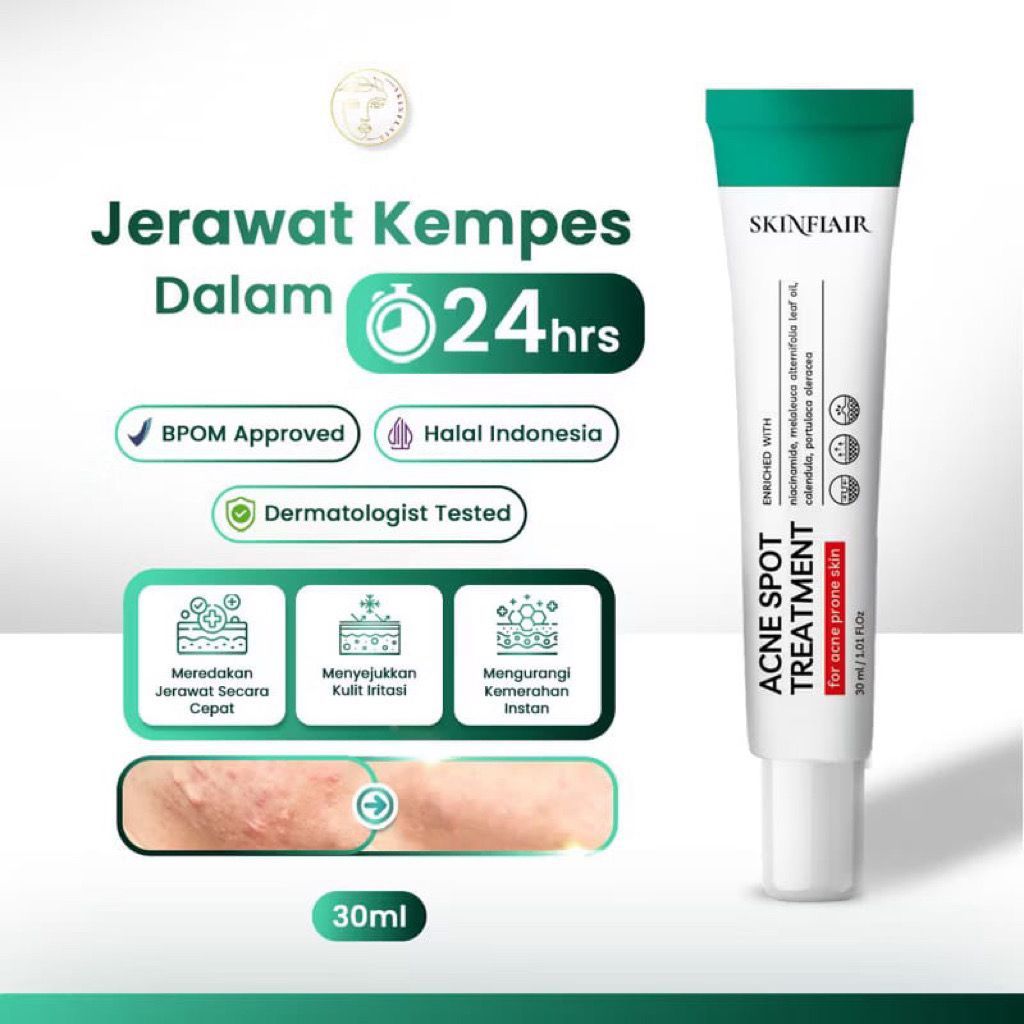 Jual Acne Spot Treatment Skinflair 30g Salicylic Acid | Shopee Indonesia