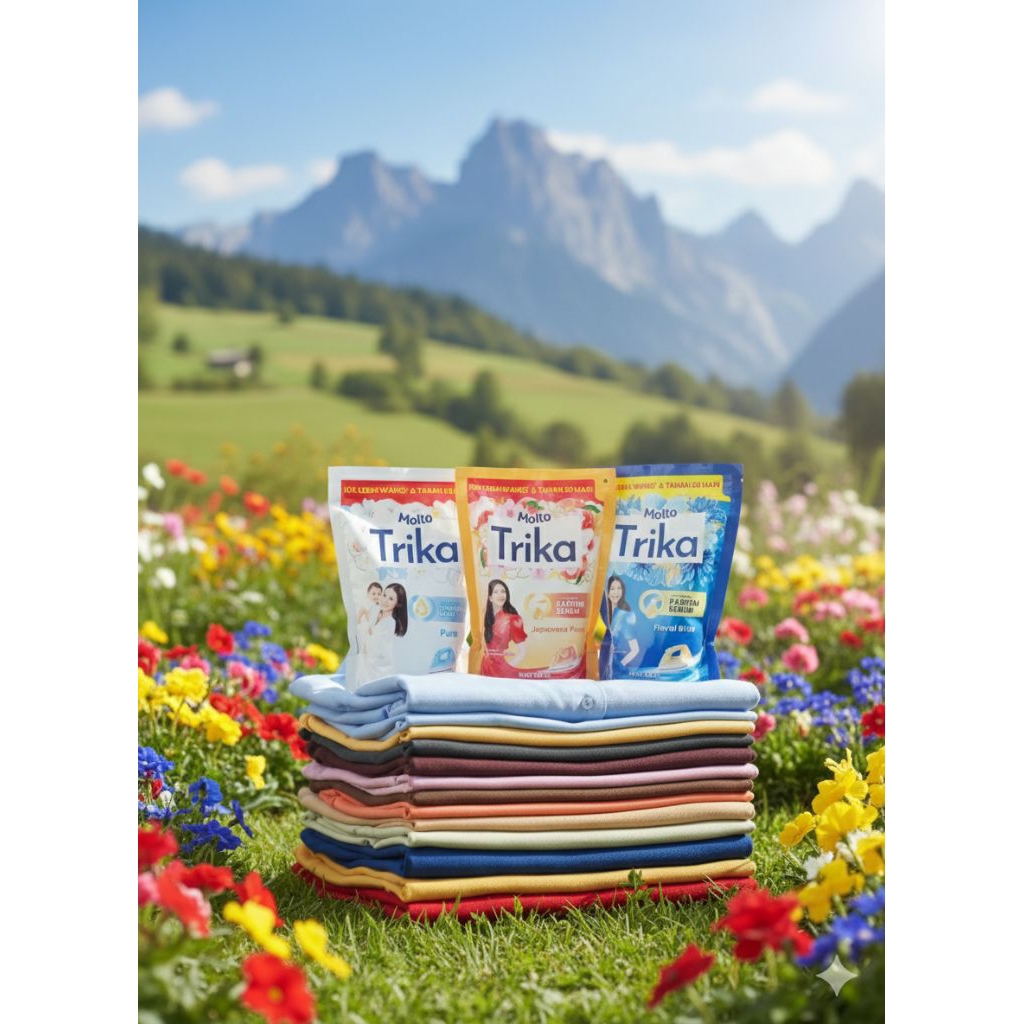 Jual Molto Trika 3 Varian: Pure • Floral Bliss • Peach Japanese 300ml ...