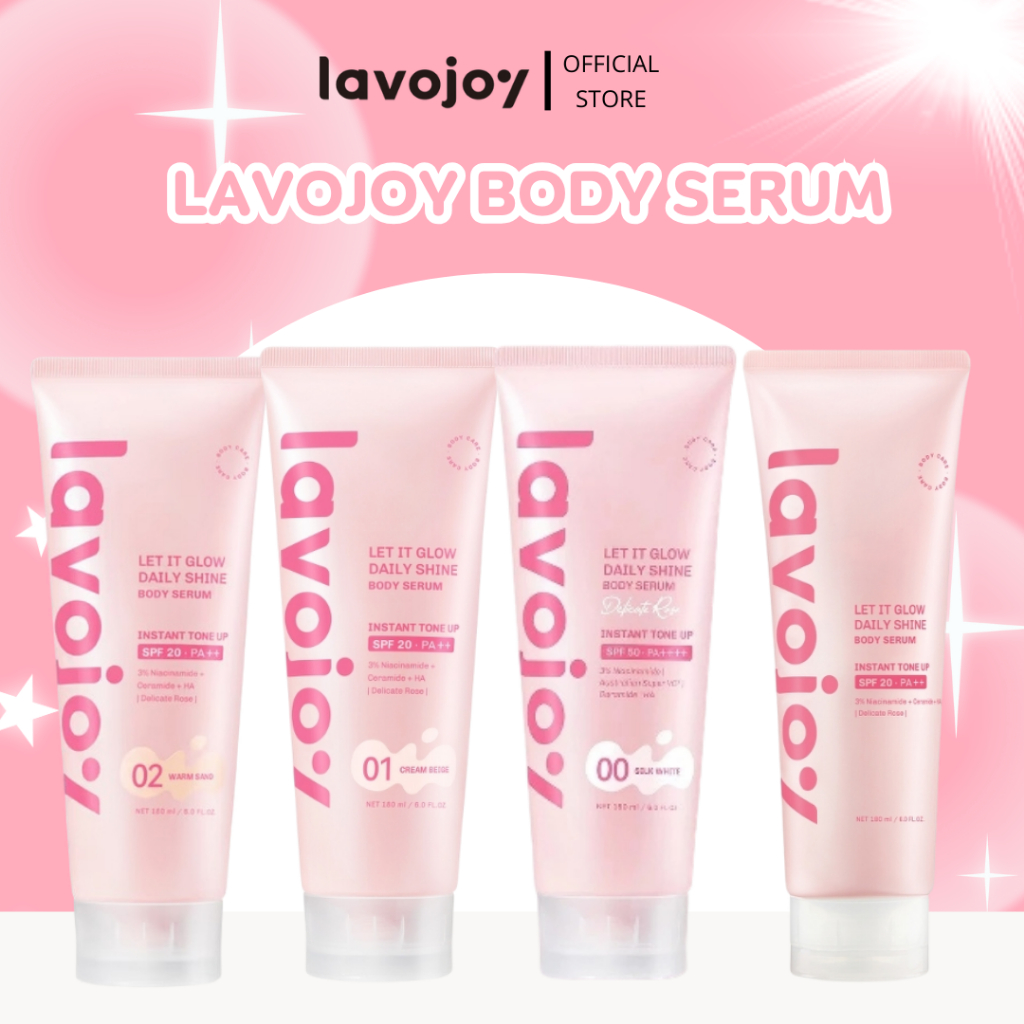 Jual Lavojoy Let It Glow Daily Shine Body Serum Instant Tone Up ...