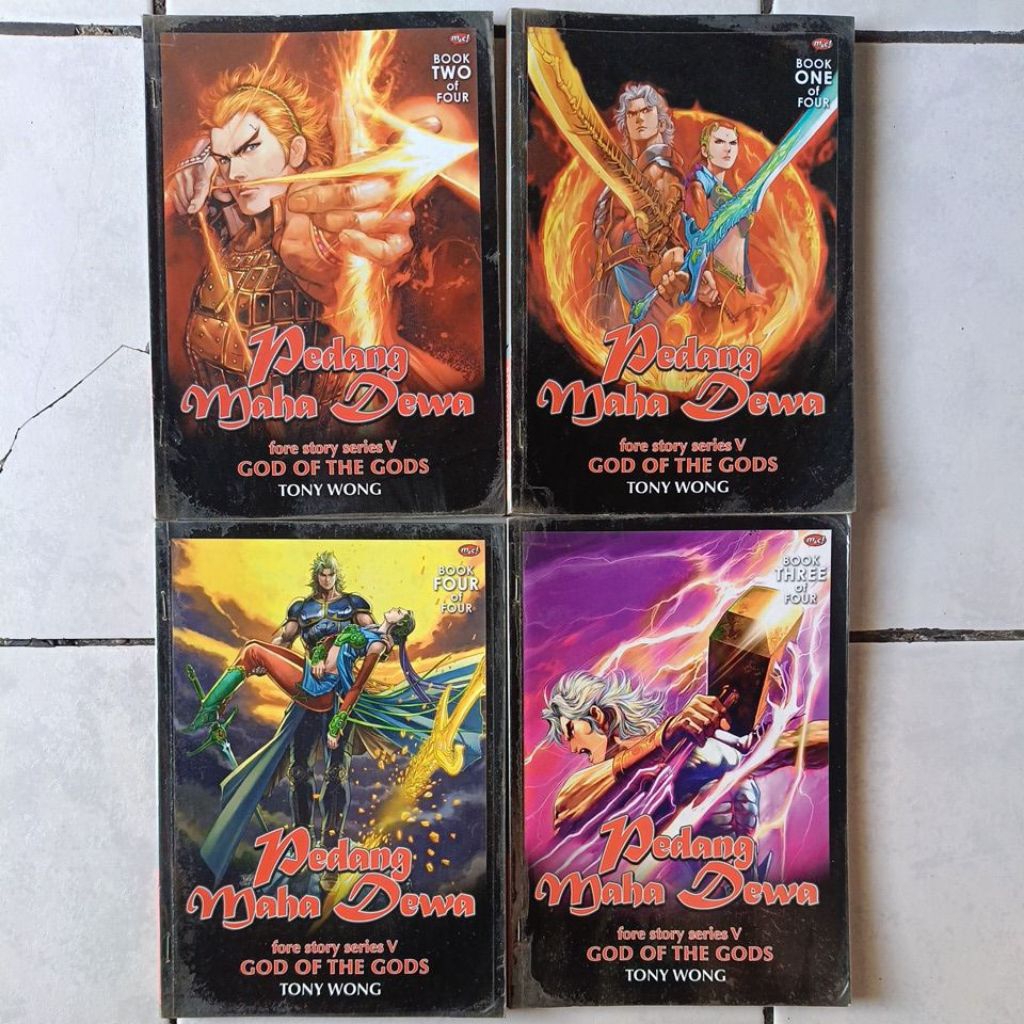 Jual komik pedang maha dewa fore story series v 1-4 tamat | Shopee ...