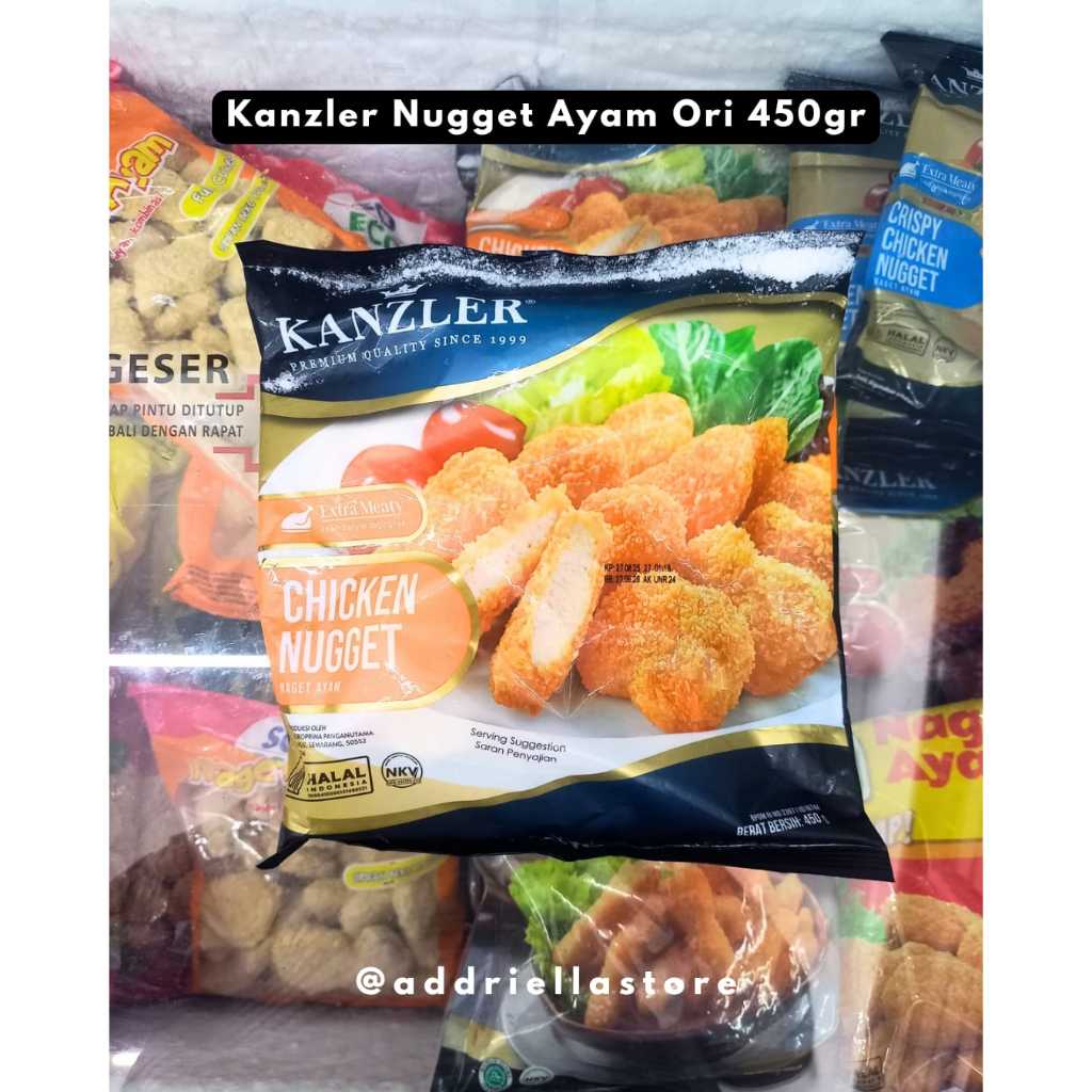 Jual Frozenfood KANZLER Nugget Ayam Original 450gr (PAKET INSTAN ORDER ...