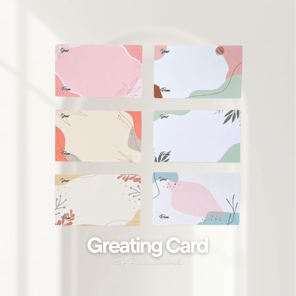 Jual Zilkalabel – [GREETING CARD] ADDITIONAL Kartu Ucapan Tambahan ...
