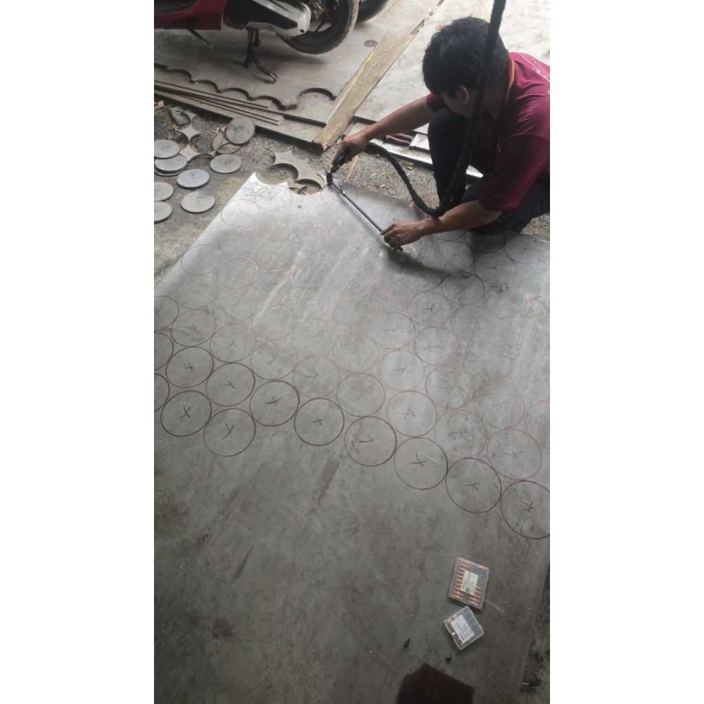 Jual plat bulat stainless 304 tebal 8mm | Shopee Indonesia