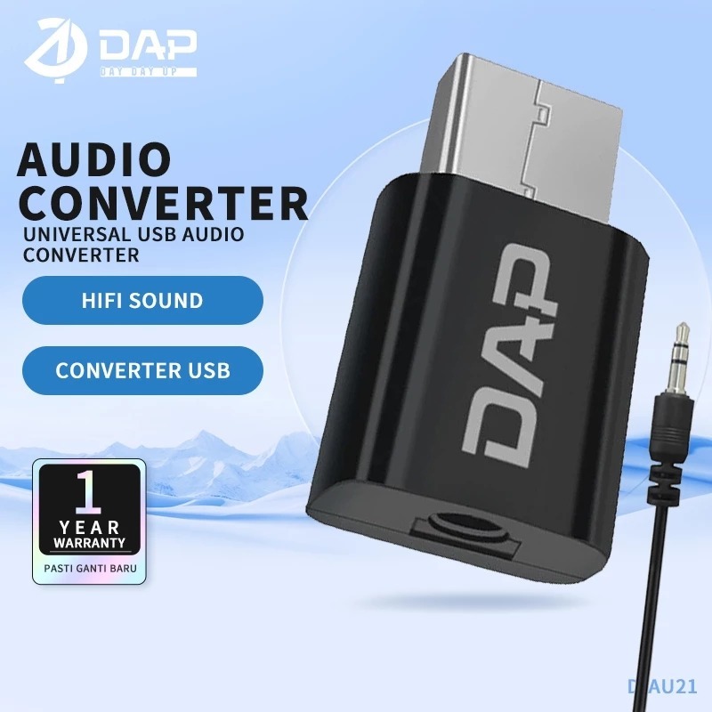 Jual DAP D-AU21 Bluetooth Audio Converter Cabel USB to Jack 3.5mm ...