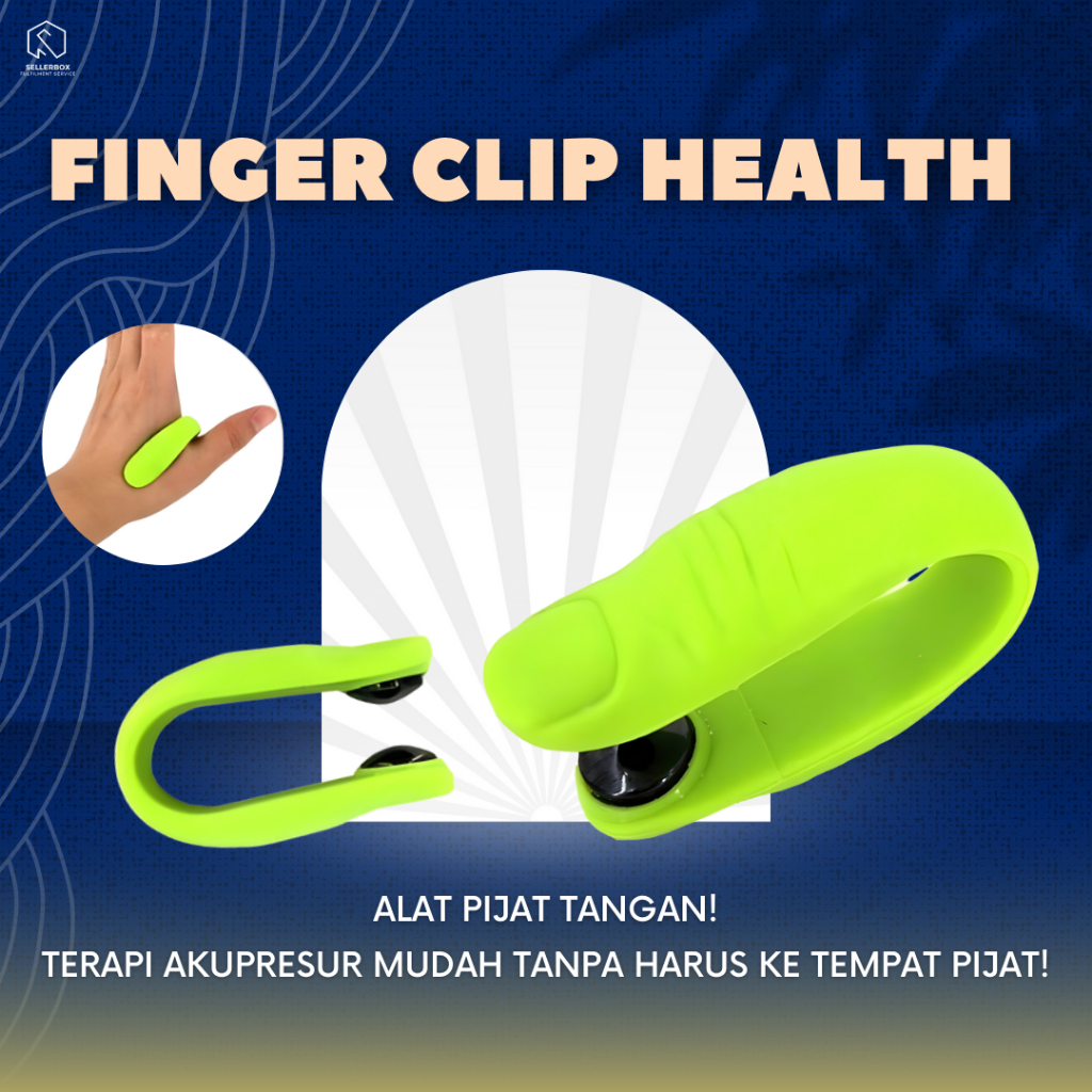 Jual Alat Pijit Fingertip Clip Health Minifinger Therapy Terapi Sendi ...