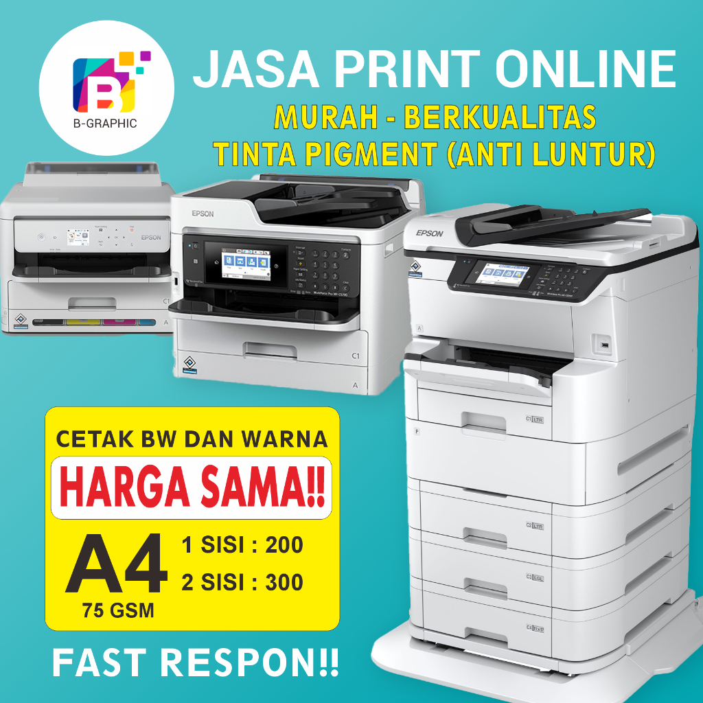 Jual JASA PRINT CETAK 24 JAM EXPRESS SEHARI JADI MAKALAH BROSUR ...