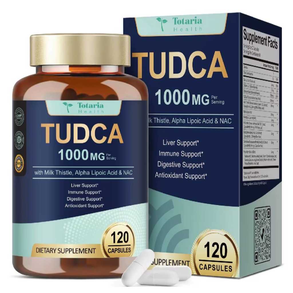 Jual Totaria Tudca 1000mg Suplemen Pendukung Hati TUDCA 15-in-1 dengan ...