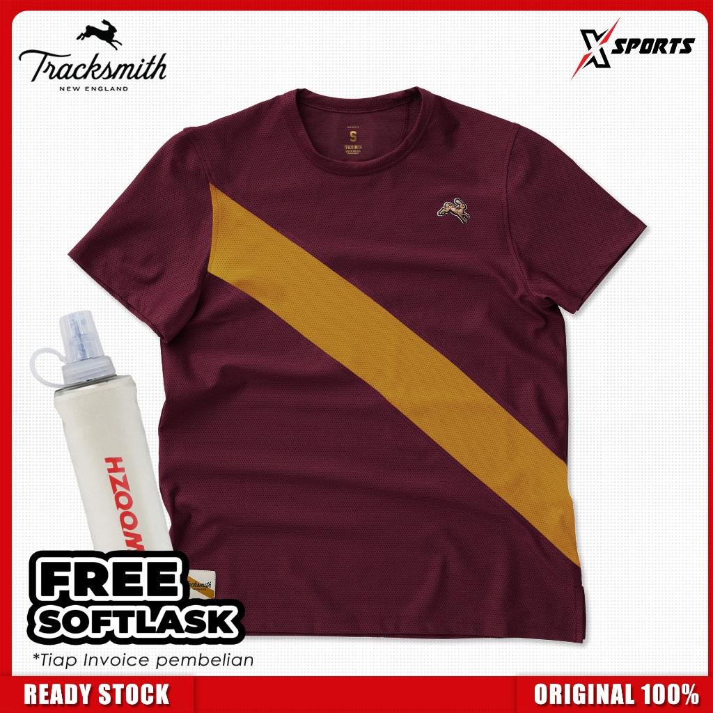 Jual TRACKSMITH Van Cortlandt Homecoming Tee Women Wine Harvest Gold ...