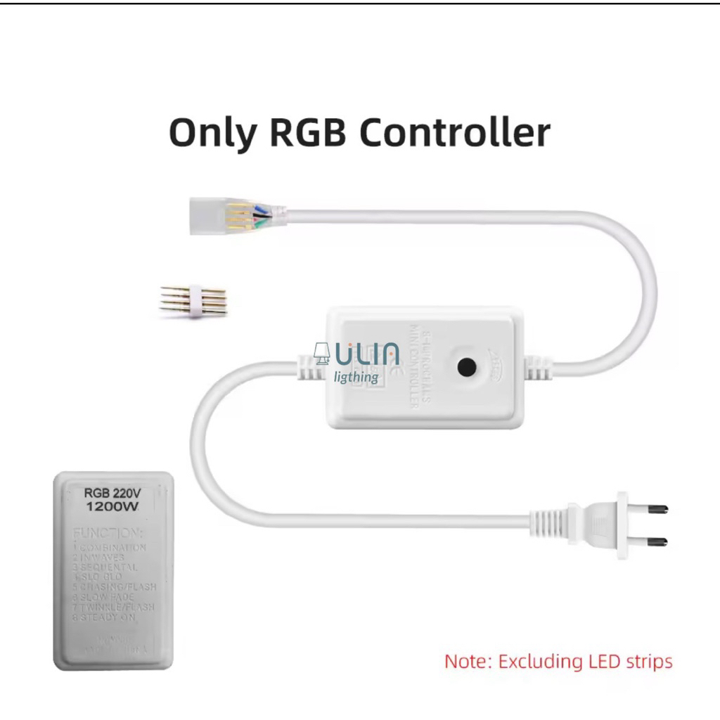 Jual Soket Selang RGB Adaptor Flasser Controller 5050 2 & 4 Pin ...