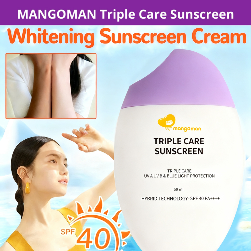 Jual Triple Care Sunscreen For Acne & Oily Skin SPF 40 PA++++ 50ML ...