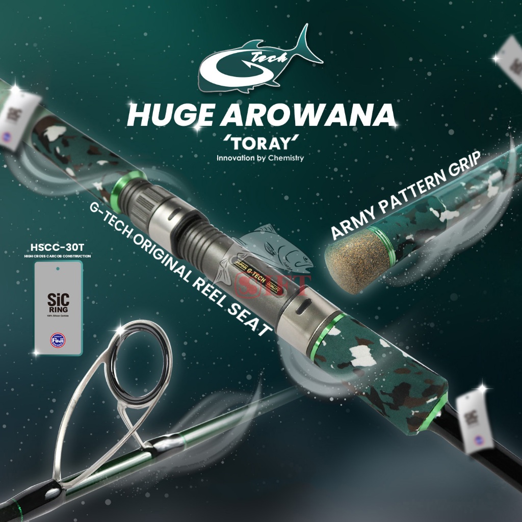 Jual Joran G-TECH HUGE AROWANA 210 250 270 [2025] Fuji SiC Guides ...