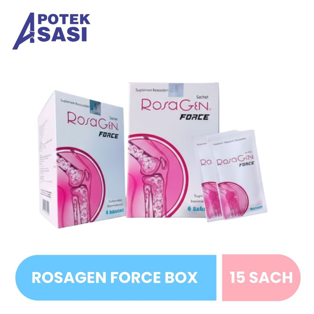 Jual Rosagen Force Box 15 Sachet - Suplemen Kesehatan Persendian Tulang ...