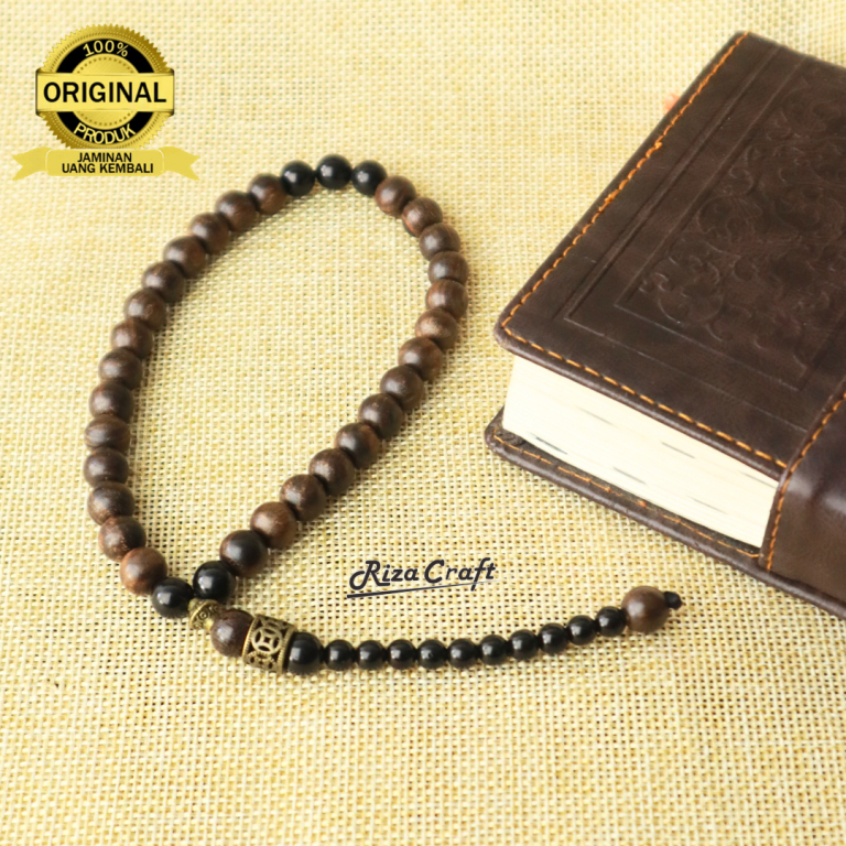 Jual Tasbih 33 Butir Aesthetic Kayu Kalimasada Kalimosodo mix Kokka ...