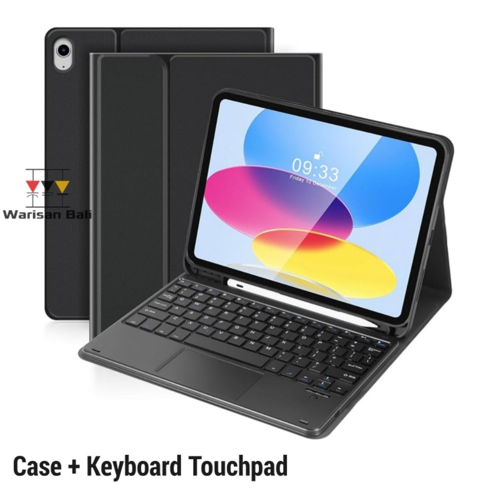 Jual Case Plus Keyboard Touchpad Bluetooth Untuk Ipad Gen 9 10 11 A16 ...