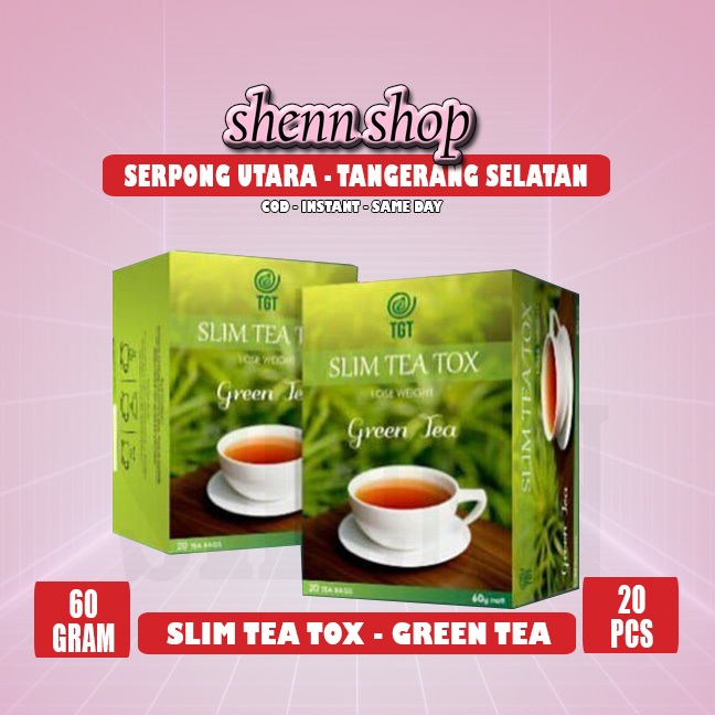 Jual TGT Slim Tea Tox - Greentea | Shopee Indonesia