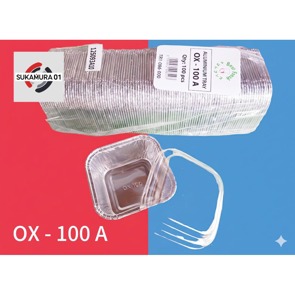 Jual ALUMUNIUM TRAY/ OX-100 TRAY/ WADAH LOYANG FOIL TRAY MAKARONI ...