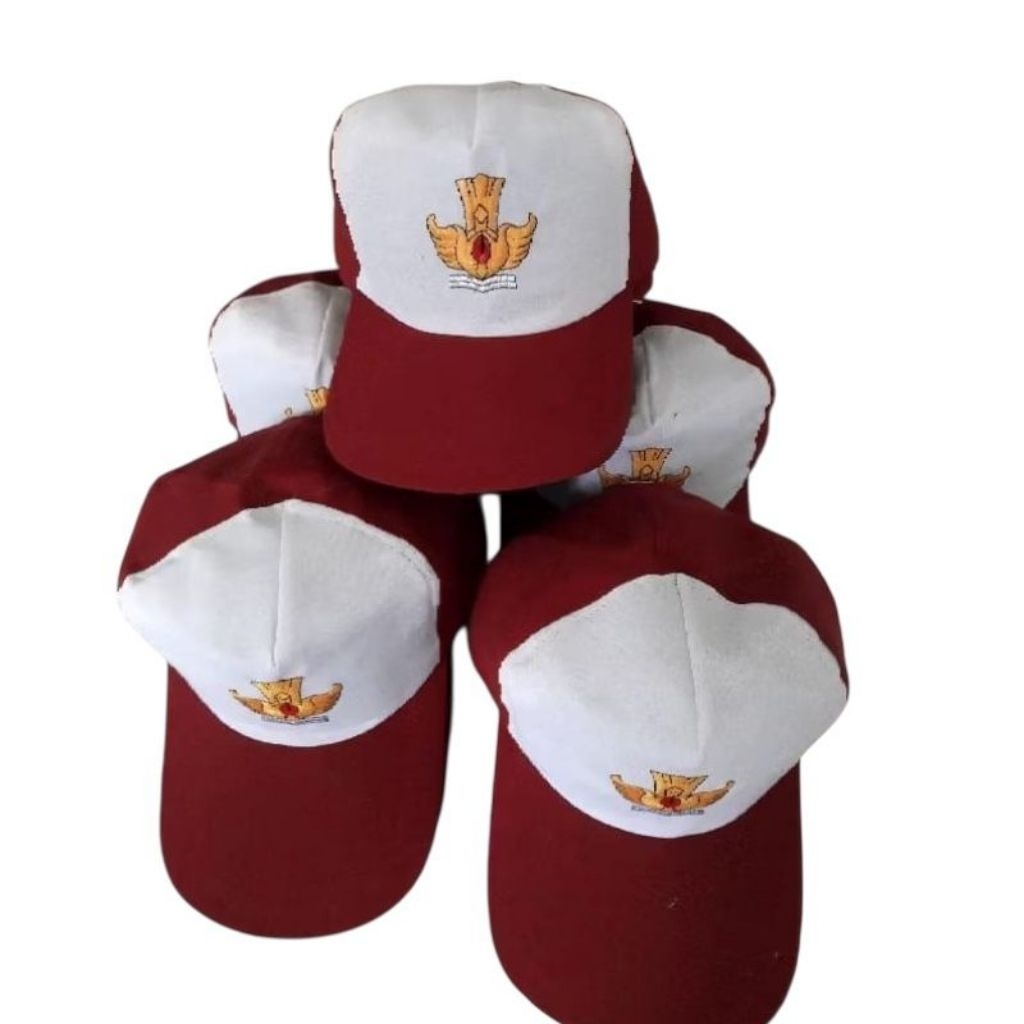 Jual Topi SD Merah Putih Bordir Cowo Cewe | Shopee Indonesia