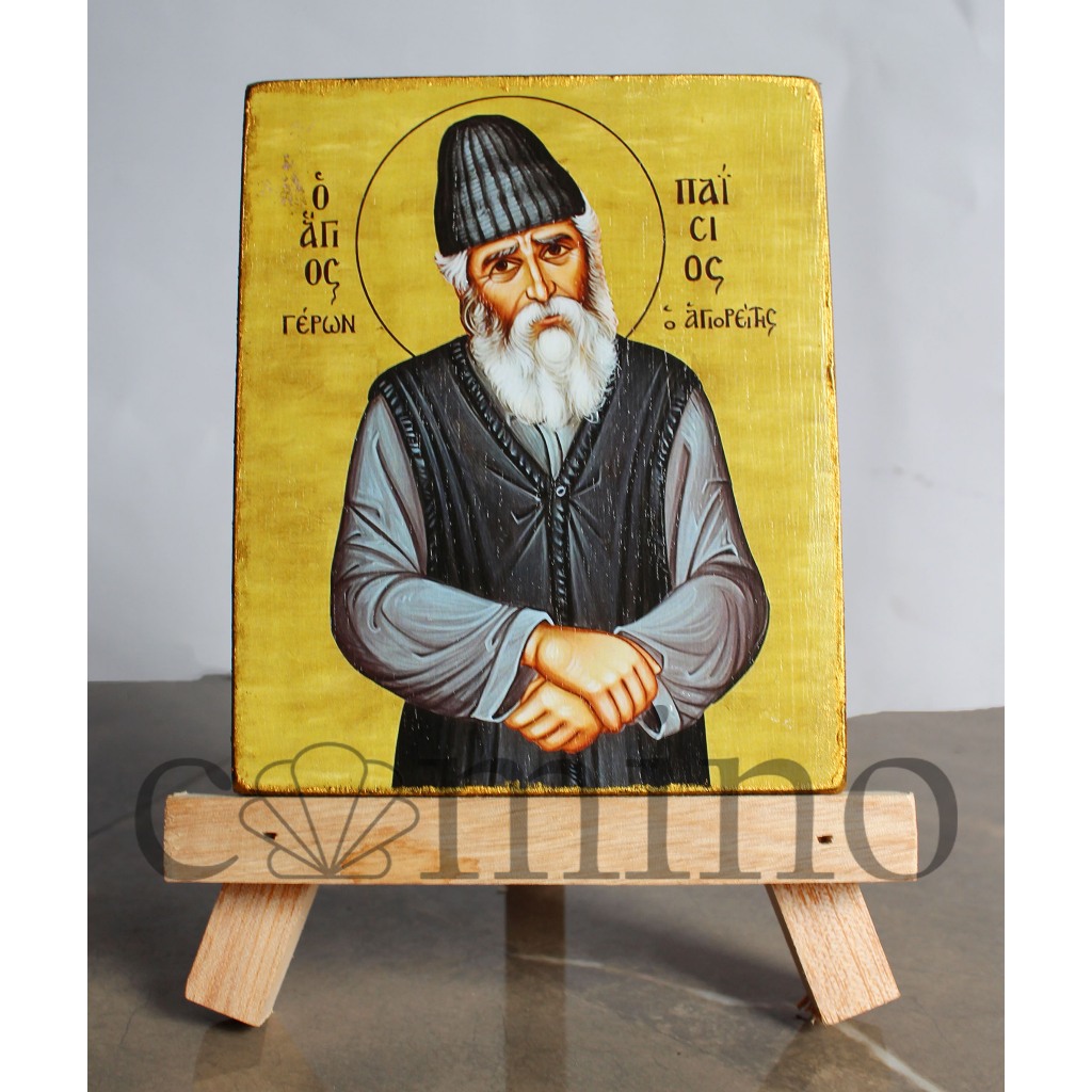 Jual Ikon Agios Paisios dari Gunung Athos | Mount Athos | Kayu Asli ...