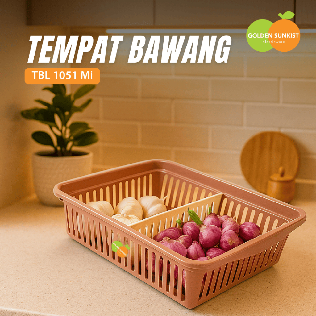 Jual GS Set 3Pcs Keranjang Serba Guna Tempat Bawang Lombok Sekat Food ...
