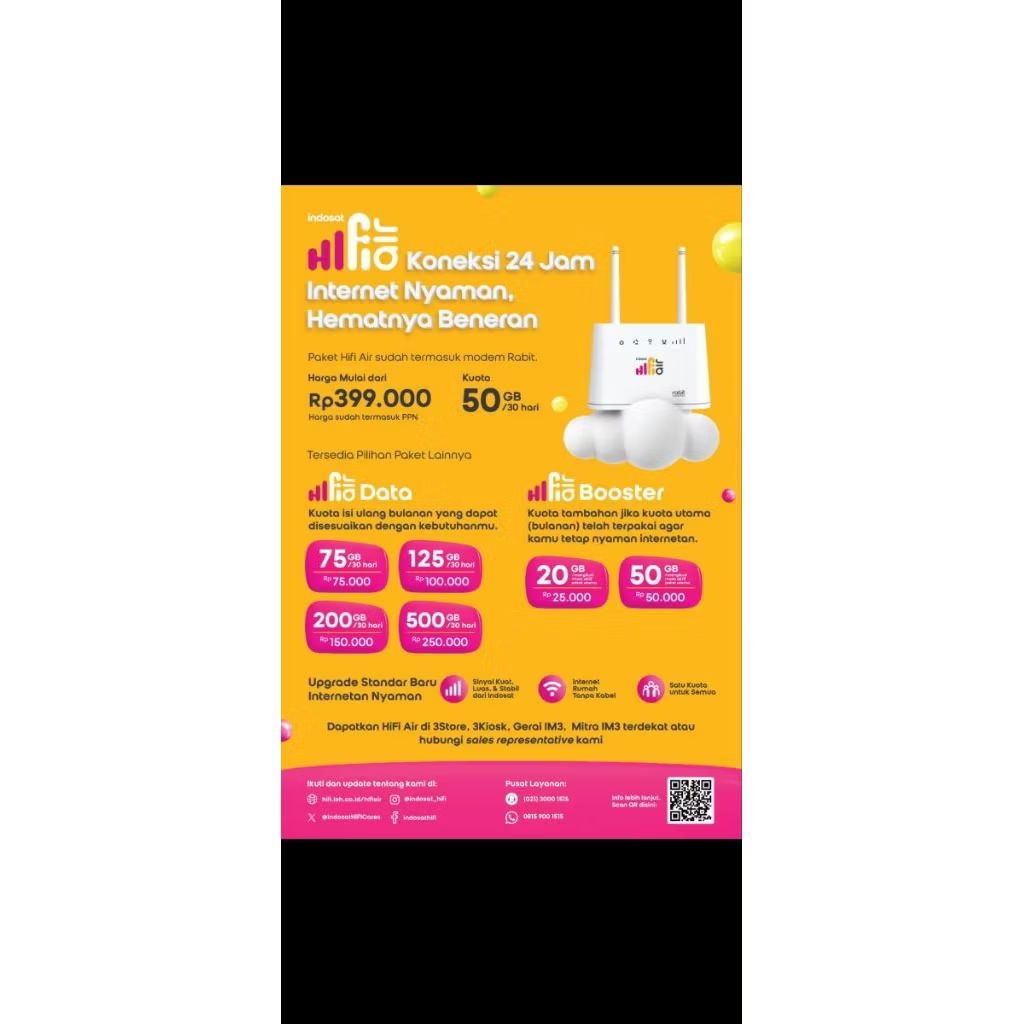 Jual MODEM HIFI AIR TRI ADVAN | Shopee Indonesia