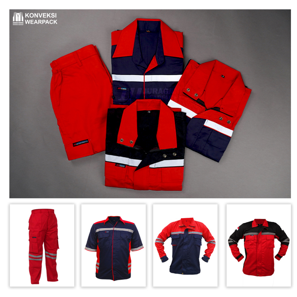 Jual Wearpack Kerja Safety Warna Merah | Shopee Indonesia