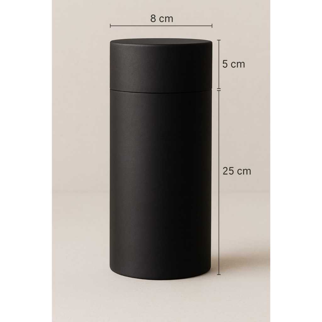 Jual OD 80 MM PAPER TUBE TUTUP FLAT HITAM /PAPER CORE/SELONSONG ...