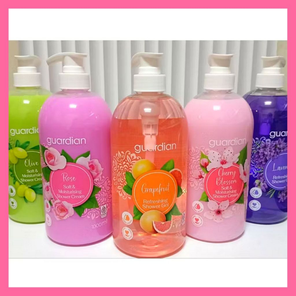 Jual guardian ASLI ORIGINAL sabun mandi body wash 1000ml rose lavender ...