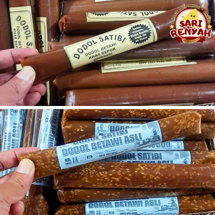 Jual Dodol Betawie ASLI Satibi 100g / Cemilan Ringan - Sari Renyah ...