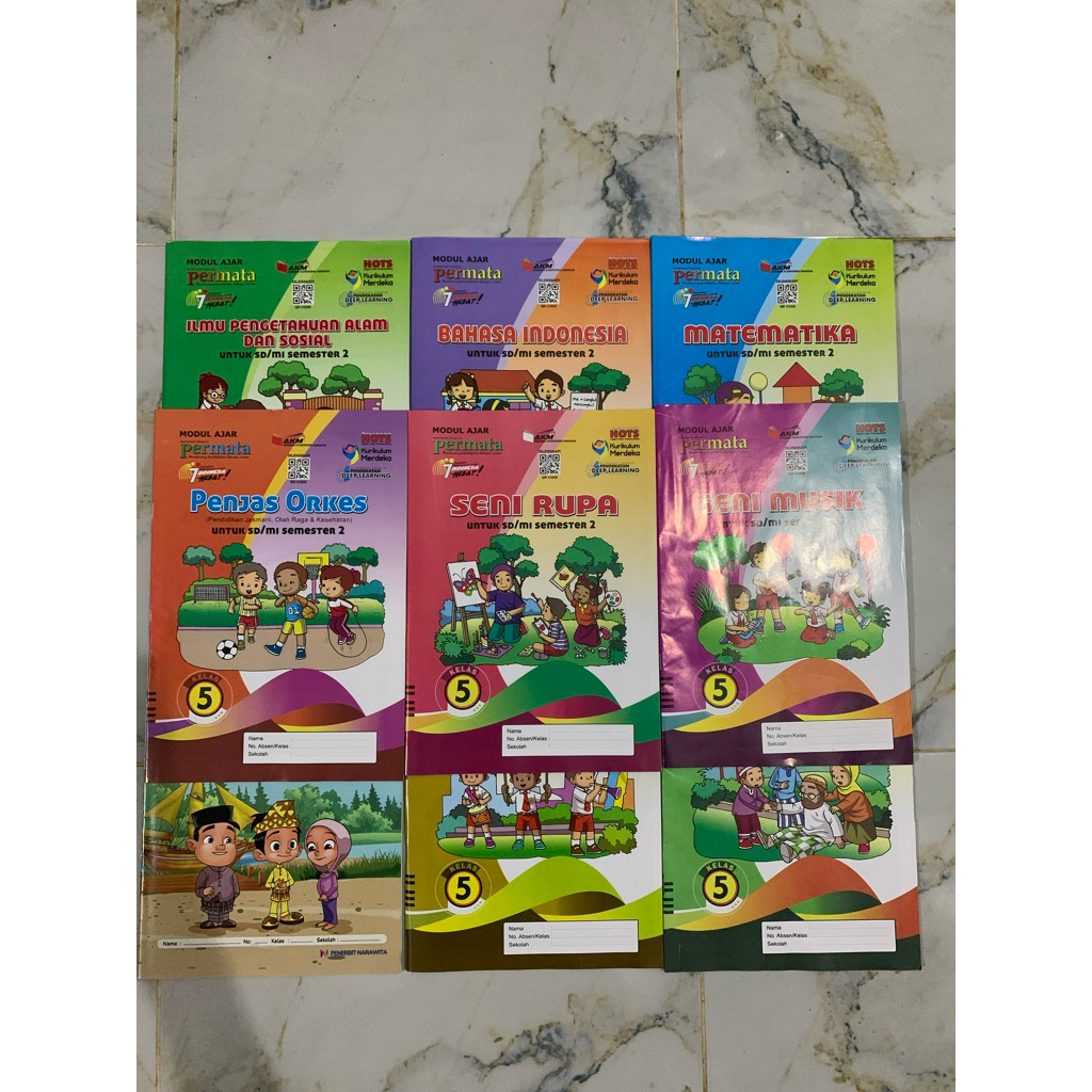 Jual BUKU LKS PERMATA SEMESTER 2 UNTUK KELAS 5 SD/MI RAHUN 2025/2026 ...