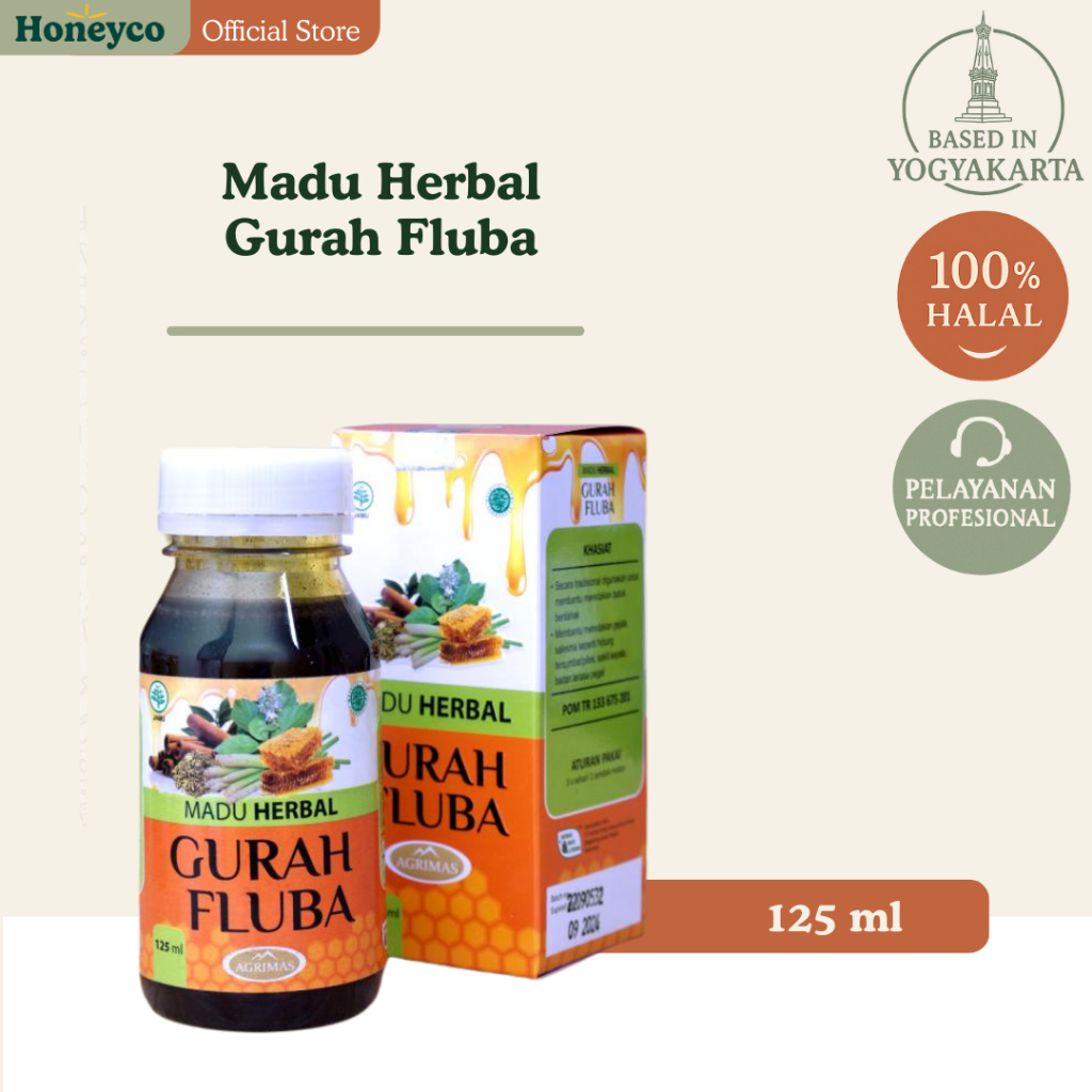 Jual Madu Herbal Gurah Fluba - Madu Asma Batuk - Madu Batuk Kering dan ...