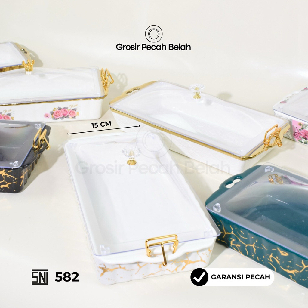 Jual Tempat Roti Keramik Persegi Panjang | Box Roti Keramik Elegan ...