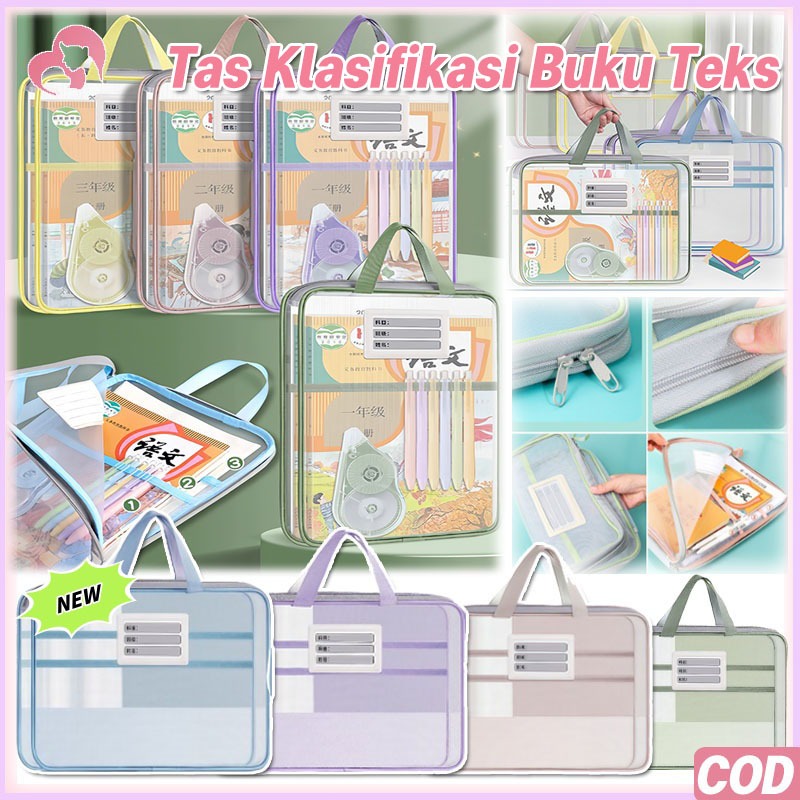 Jual 3 Lapis Document Bag Transparan Tas Penyimpanan Dokumen Transparan ...