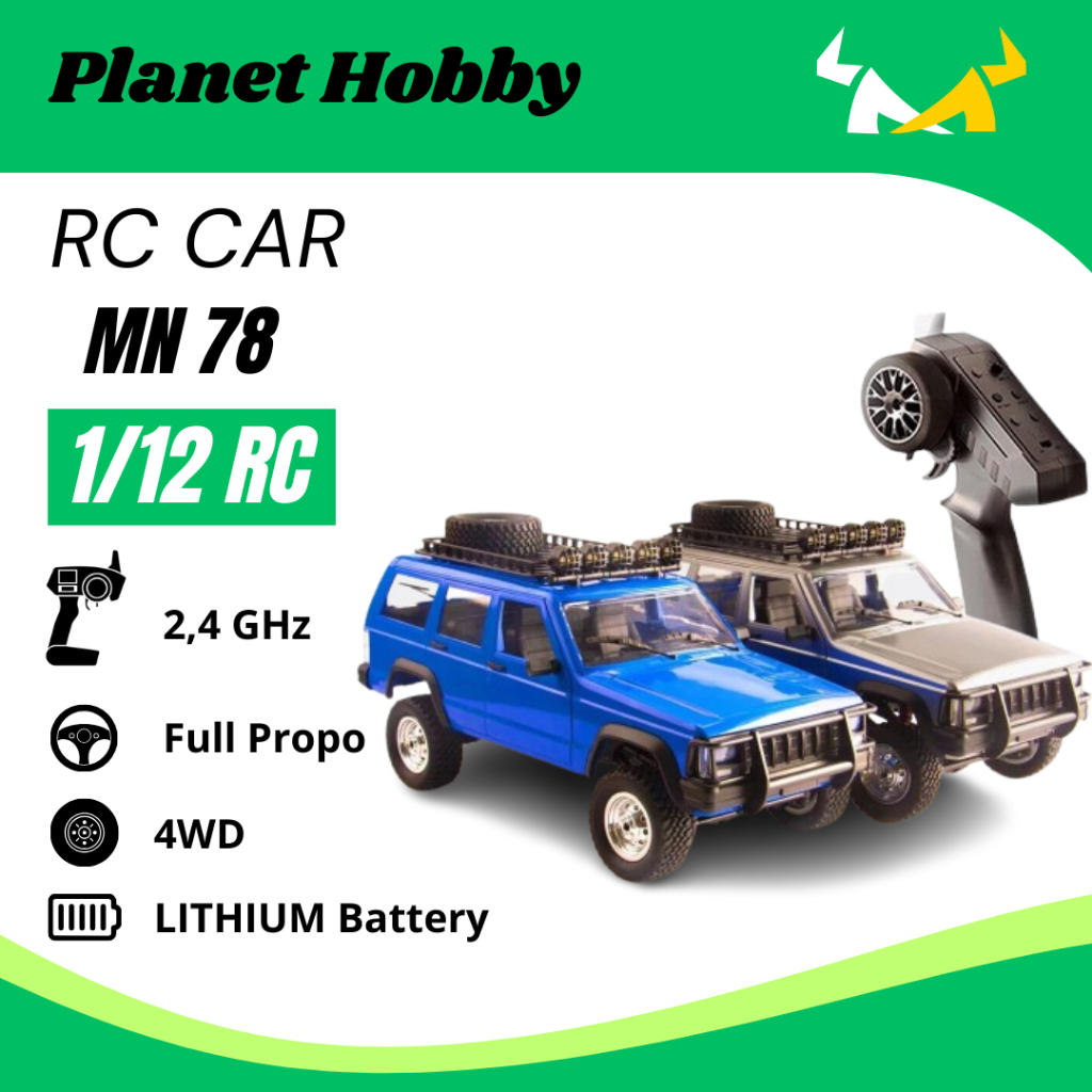 Jual RC Car Jeep MN78 MN-78 Cherokee 213 1/12 4WD Offroad Crawler RTR ...