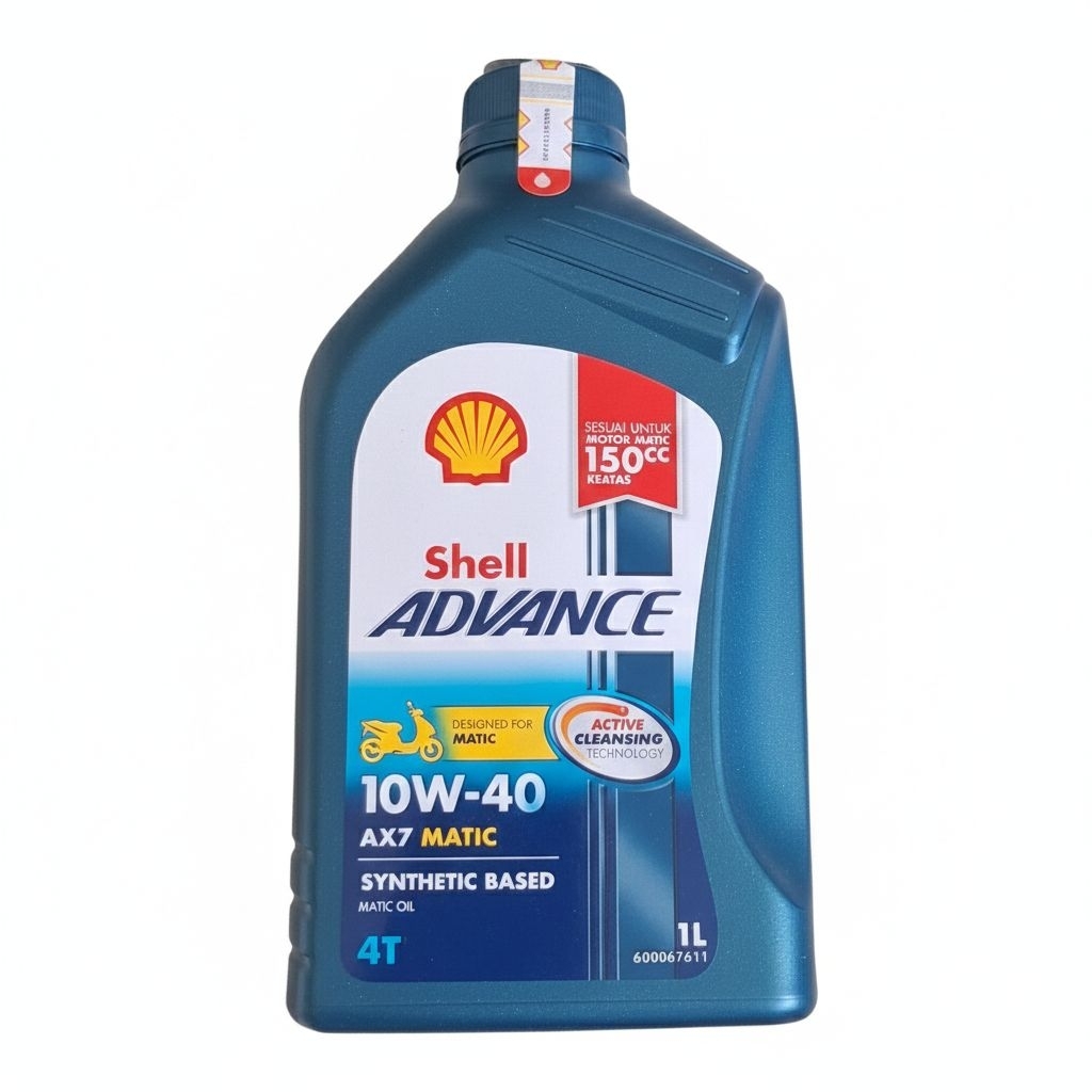 Jual OLI SHELL AX7 SCOTER MATIC 1LITER -PELUMAS MESIN MATIC AX7 1L ...