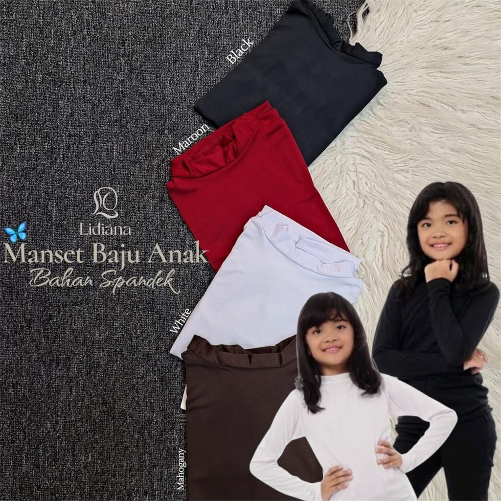 Jual MANSET ANAK || SPANDEX || by lidiana hijab | Shopee Indonesia