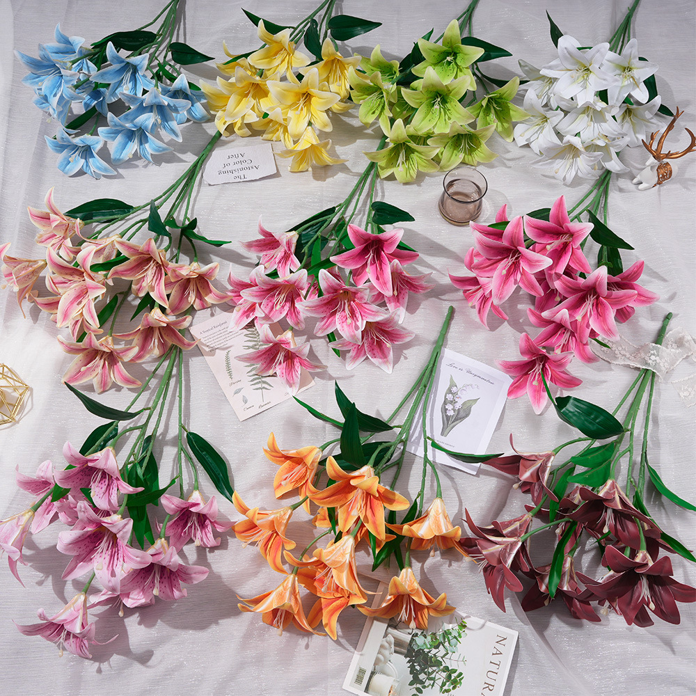 Jual Buket Lili Artificial 9 Kepala - Kado Ulang Tahun Cewek, Hiasan ...