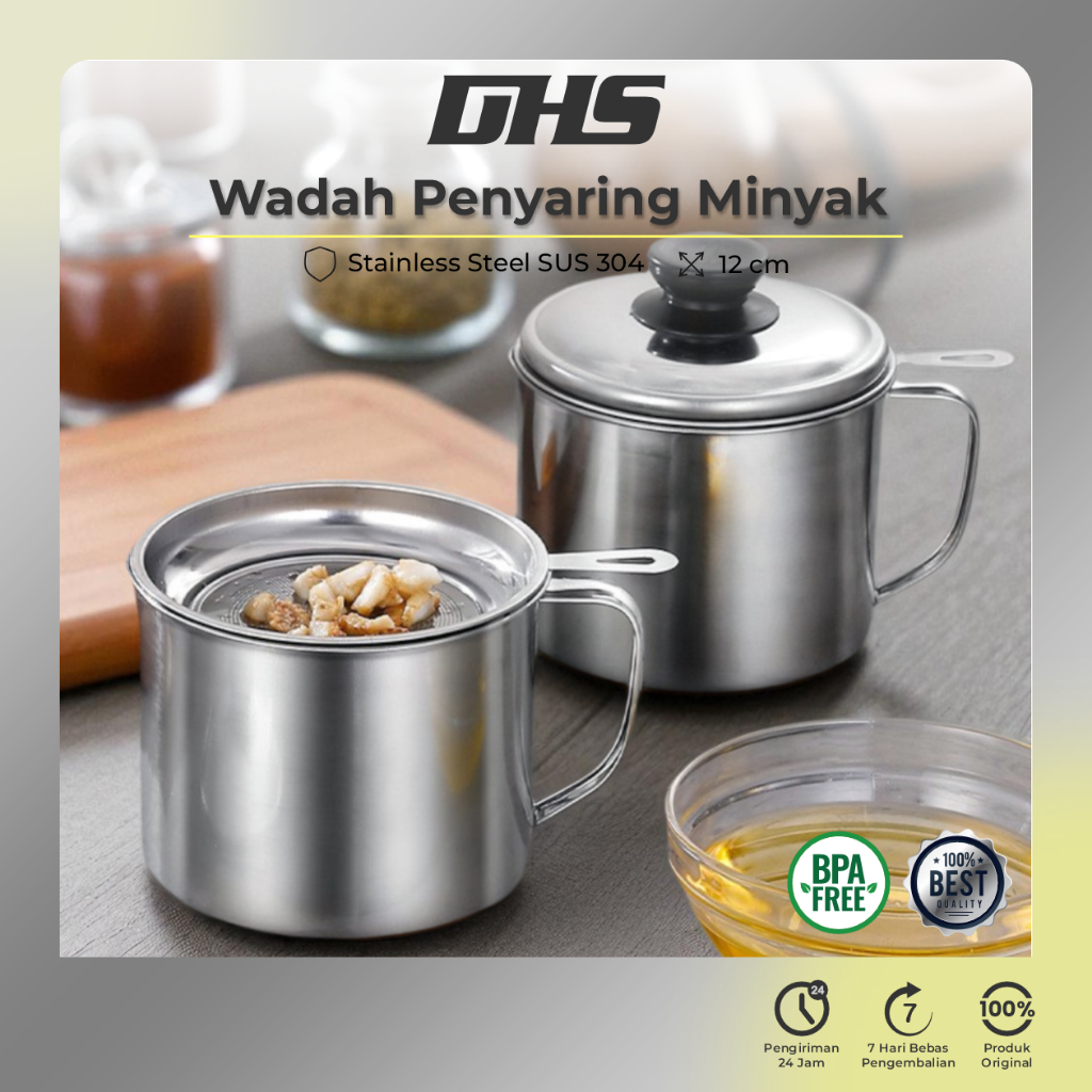 Jual King Balance Oil Pot Wadah Saringan Minyak Stainless Steel Gelas ...