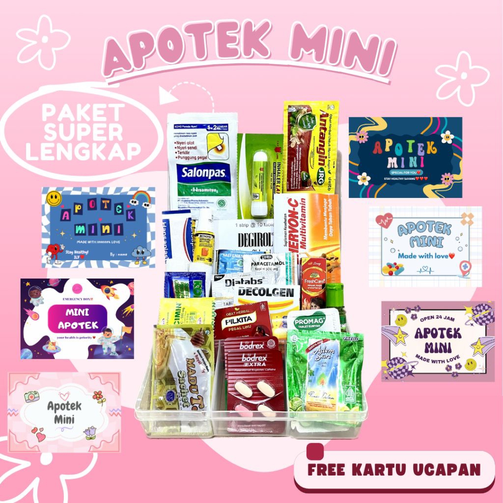 Jual APOTEK MINI PAKET SUPER LENGKAP | Emergency Box | Gift Ideas ...