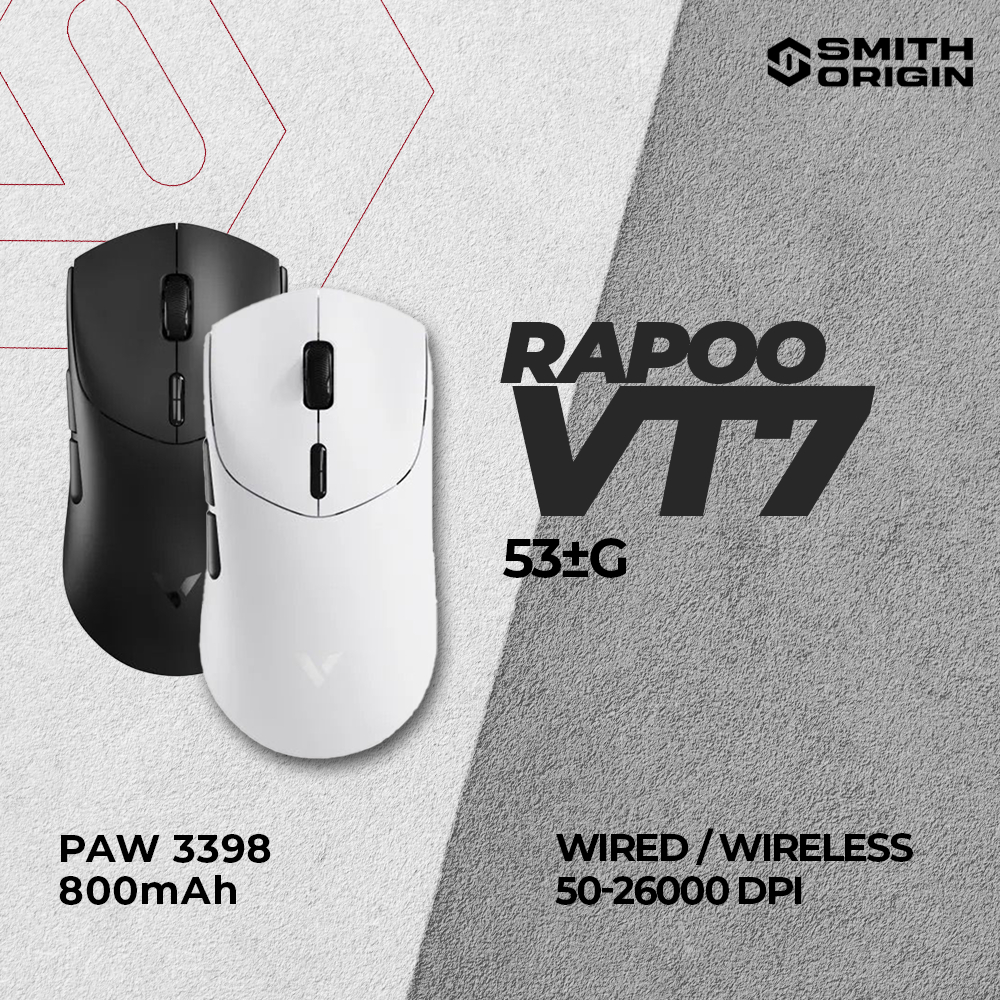 Jual Rapoo VT7 PAW3398 Wired Wireless Gaming Mouse | Shopee Indonesia