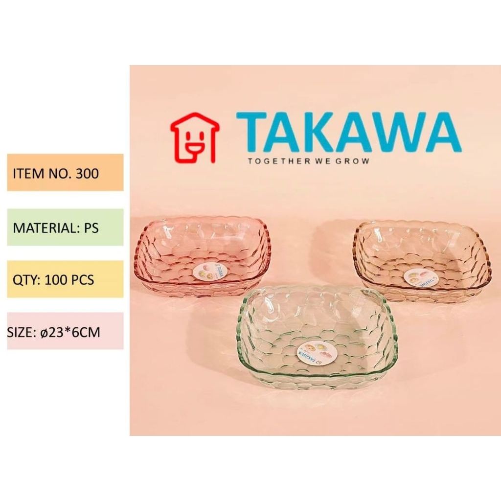 Jual Mangkok Persegi Plastik Takawa 300 | Shopee Indonesia