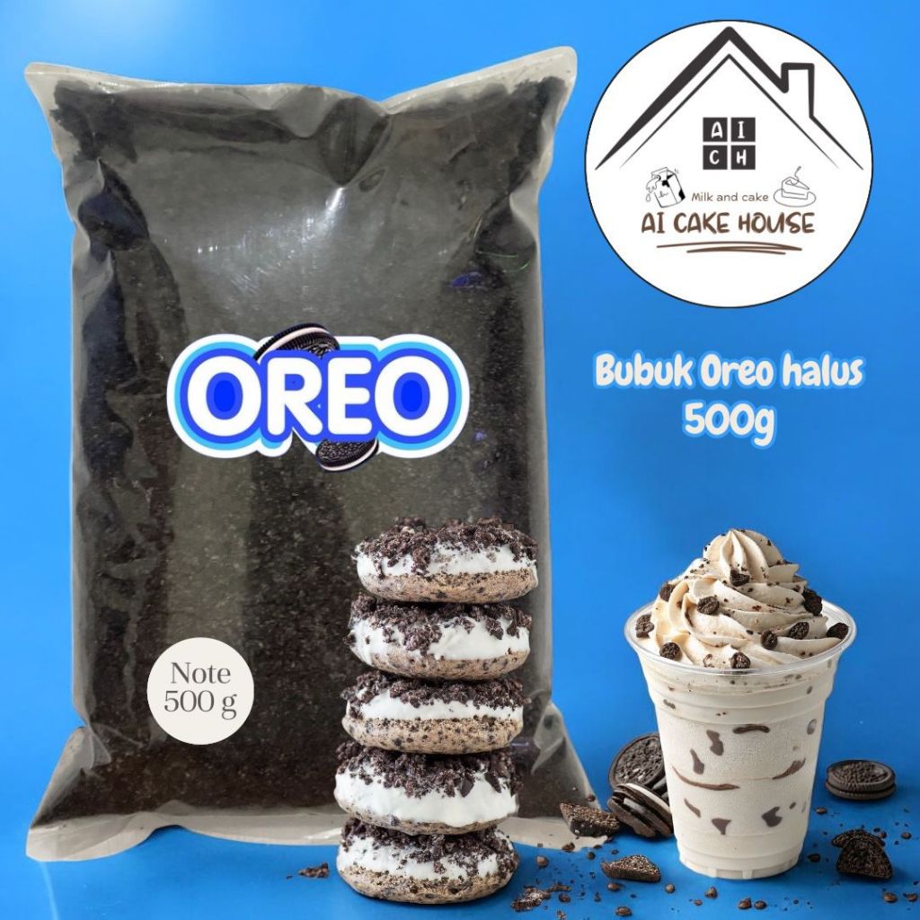 Jual Oreo Crumb 1KG Dan 500G Bubuk Oreo Halus Premium Cokies Crumb ...