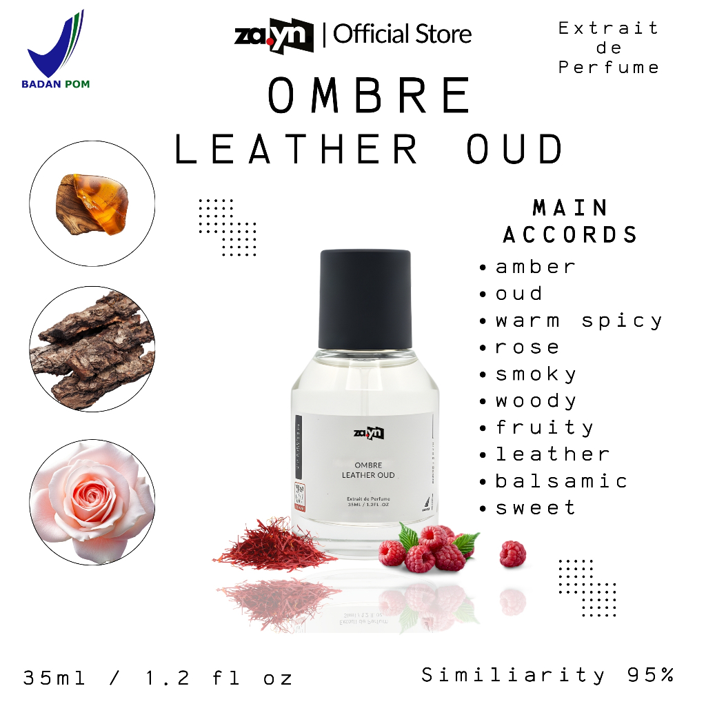 Jual Leather Oud Inspired by Zayn Perfume Parfum 35ml Aroma Amber ...