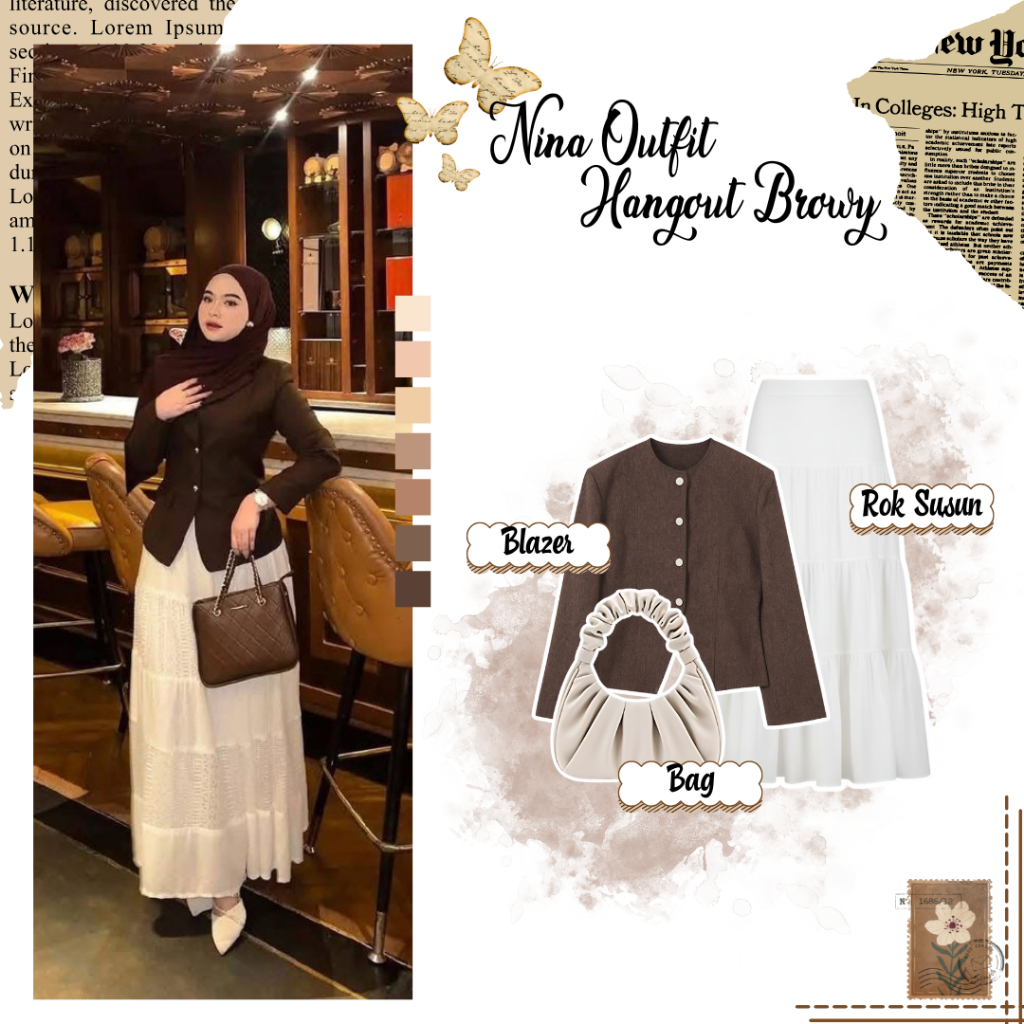 Jual One Set Korean Style 3in1 ( Shoulder Bag + Ailee Blazer + Rok ...