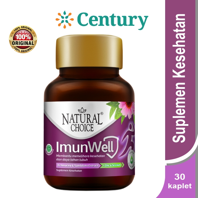 Jual NATURAL CHOICE IMUNWELL ISI 30 KAP/ MULTIVITAMIN / SUPLEMENT ...